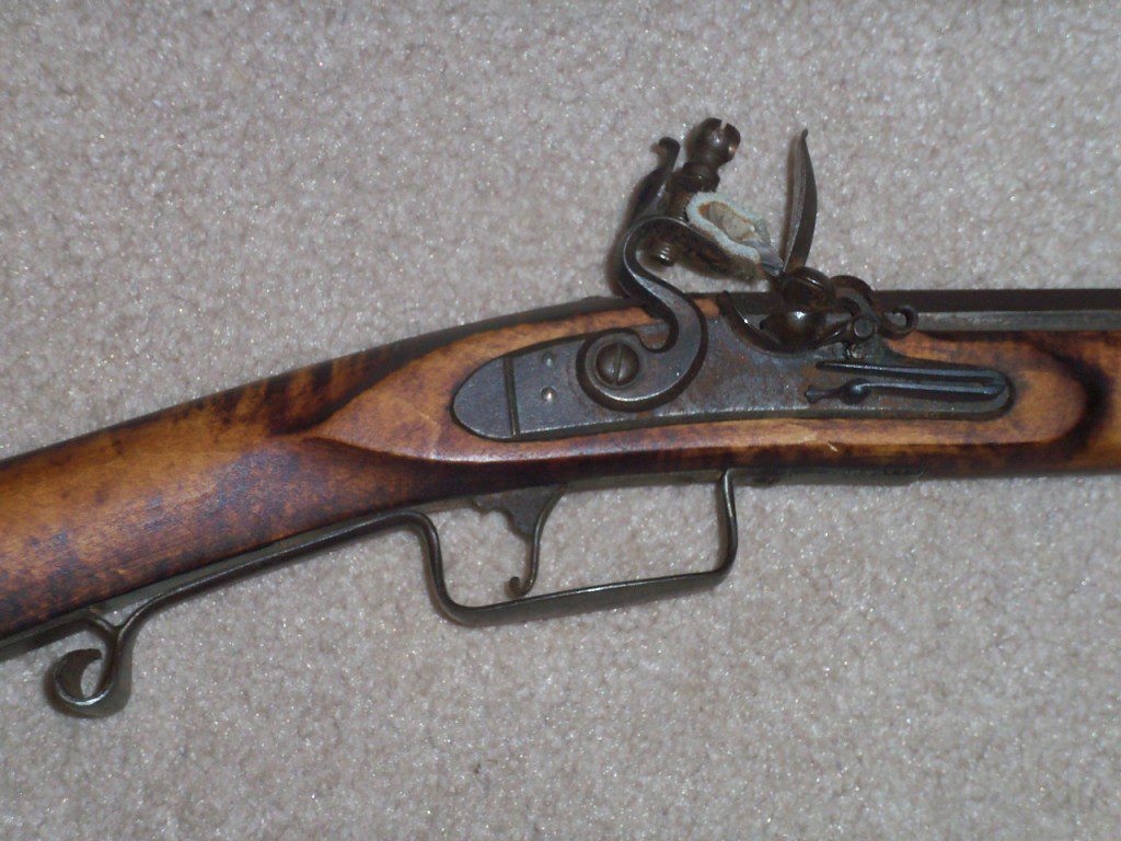 J. BROWN FLINTLOCK RIFLE | S&H Civil War Antiques