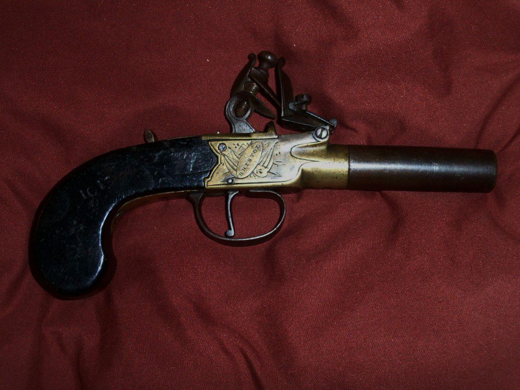 1800’s FLINTLOCK PISTOL. | S&H Civil War Antiques