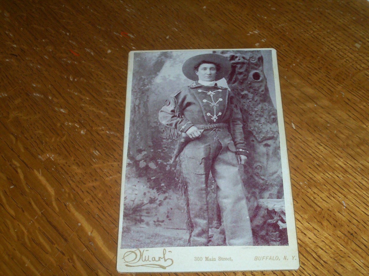 CALAMITY JANE CABINET CARD PHOTO | S&H Civil War Antiques