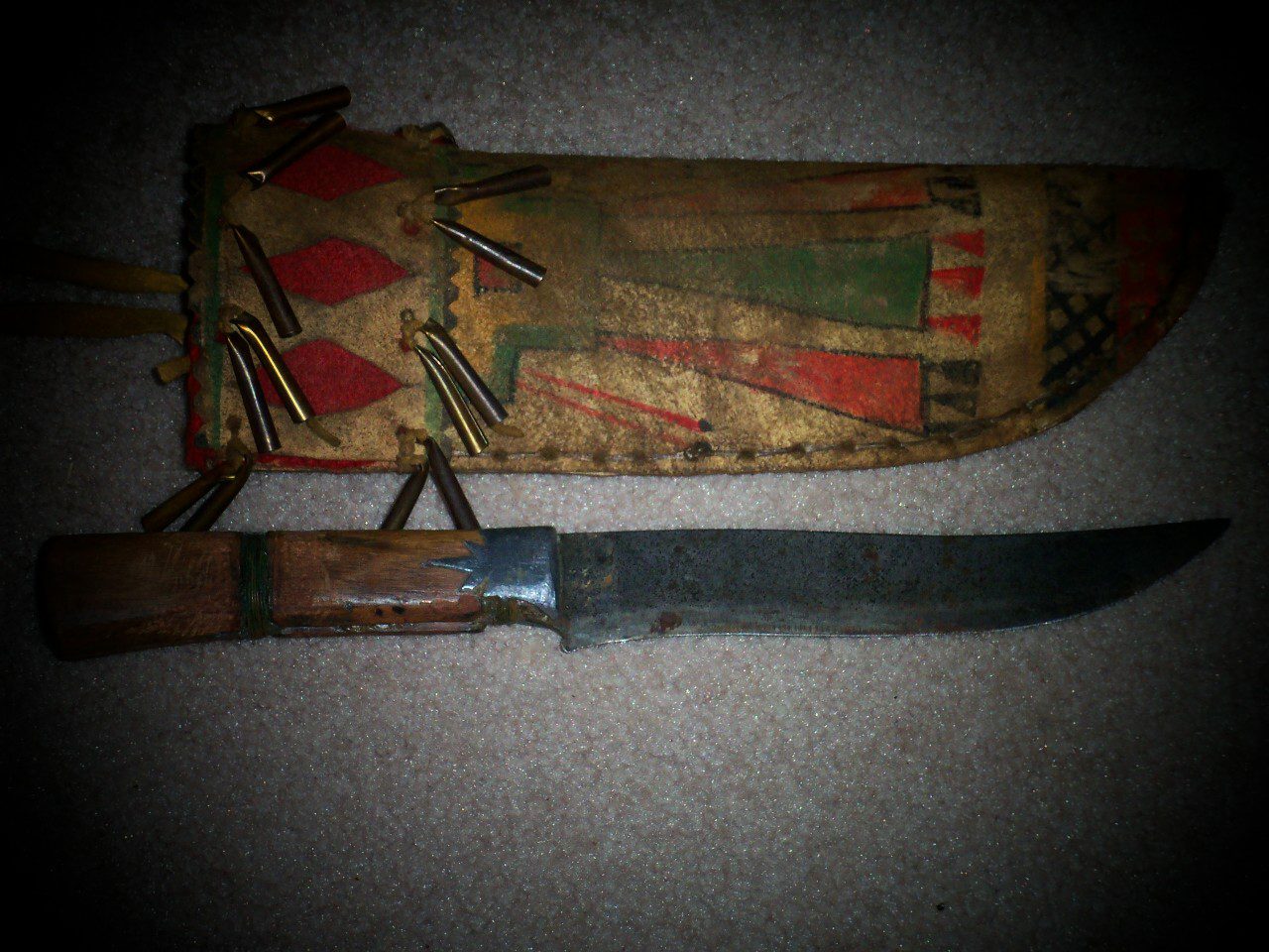 1870’S APACHE KNIFE SHEATH. | S&H Civil War Antiques