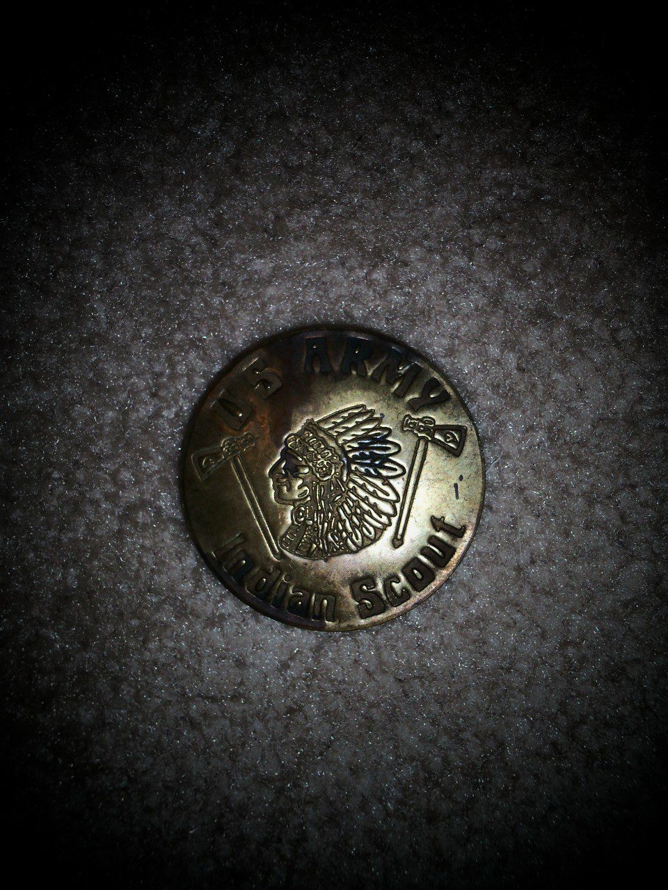 US ARMY INDIAN SCOUT BADGE. | S&H Civil War Antiques